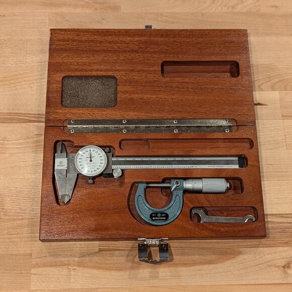 Mitutoyo | Office | Mitutoyo Set Dial Caliper 5562650 Micrometer 03127 ...